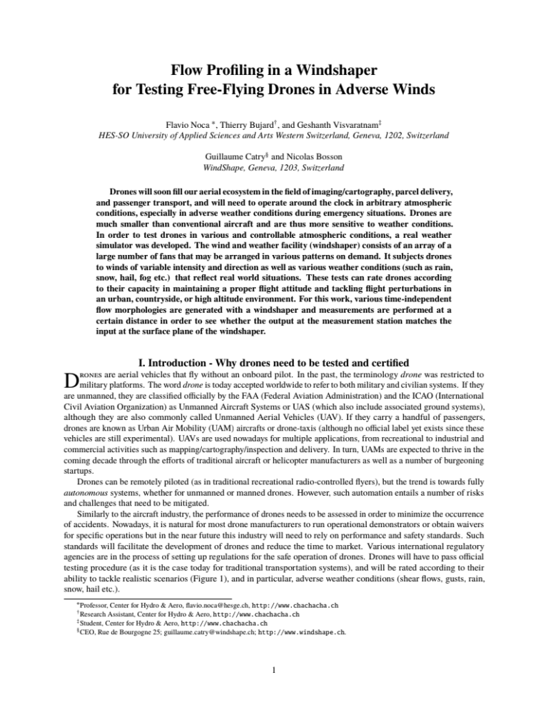 Windshape - The future of wind testing